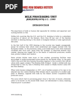 Flowchart of Milk Manufacturing Process | PDF | Milk | Dairy