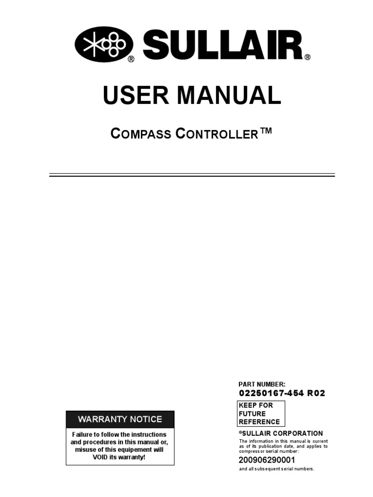 User Manual Ompass Ontroller Pdf Valve Mechanical Engineering