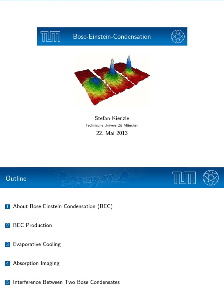 0522a Bec | PDF | Boson | Condensed Matter Physics