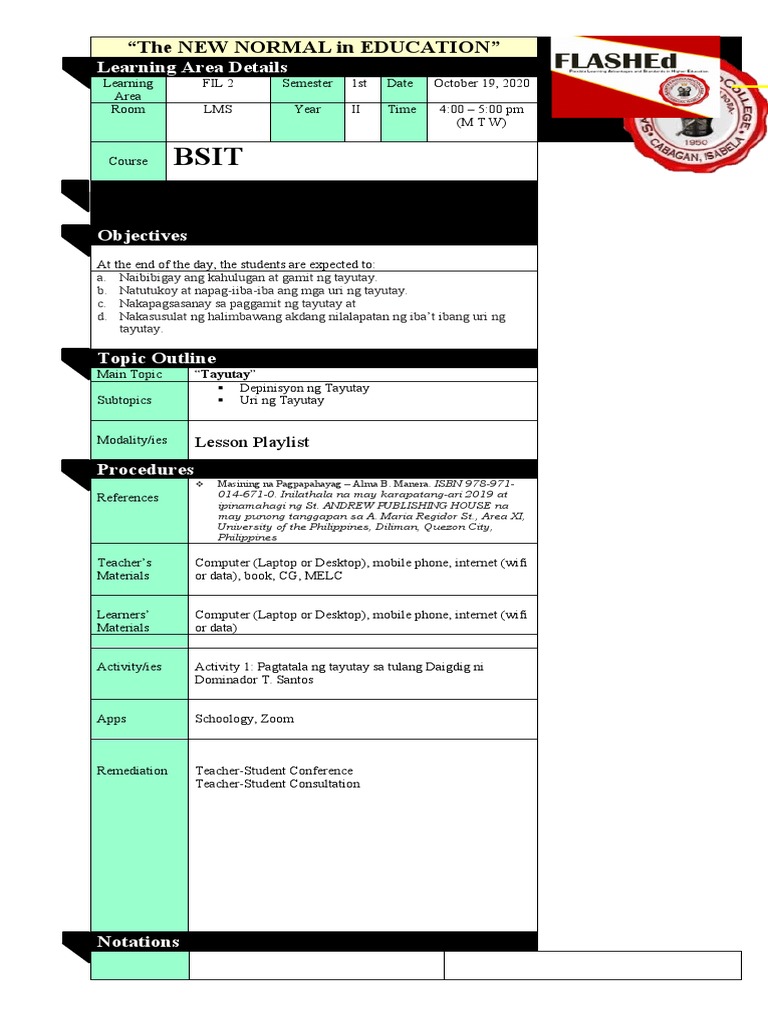 Lesson Playlists (FIL 2) - IT | PDF | Electronics | Teaching