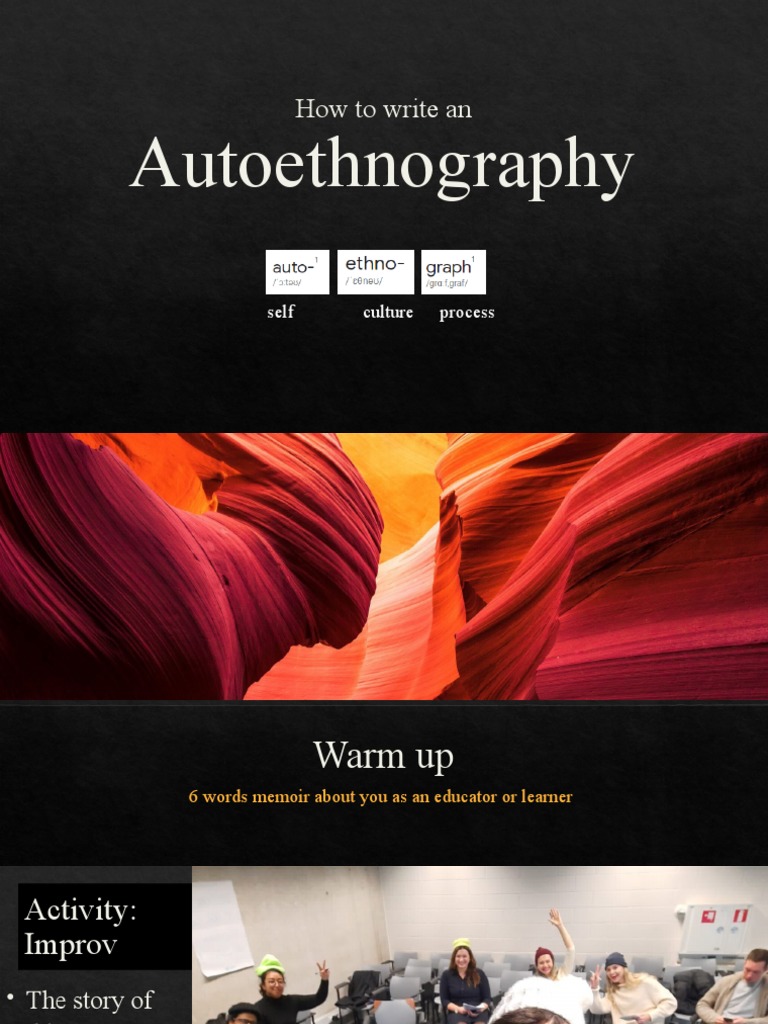 How To Conduct An Autoethnography | Download Free PDF | Ethnography ...