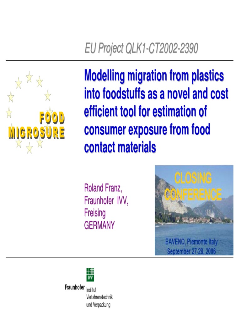 FOODMIGROSURE06 Franz Introduction Anim | PDF | Packaging And Labeling ...