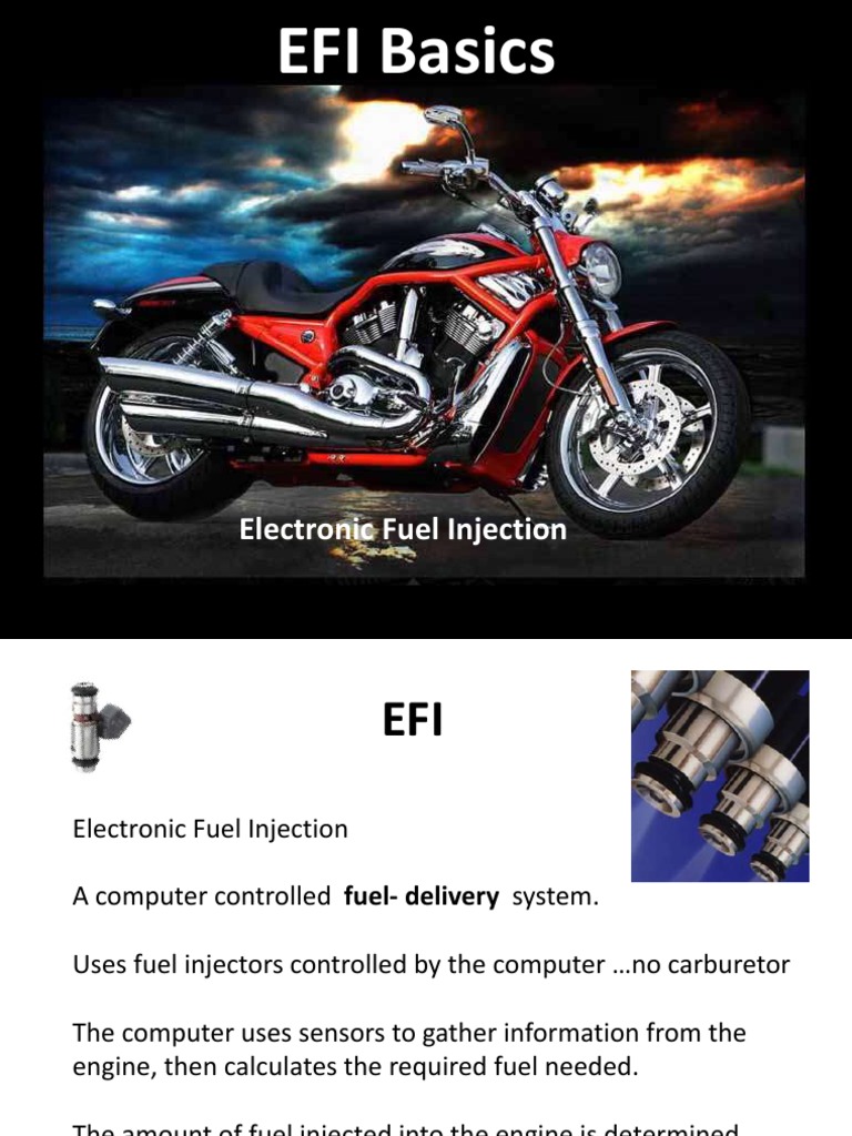 EFI Basics PDF | PDF | Fuel Injection | Throttle