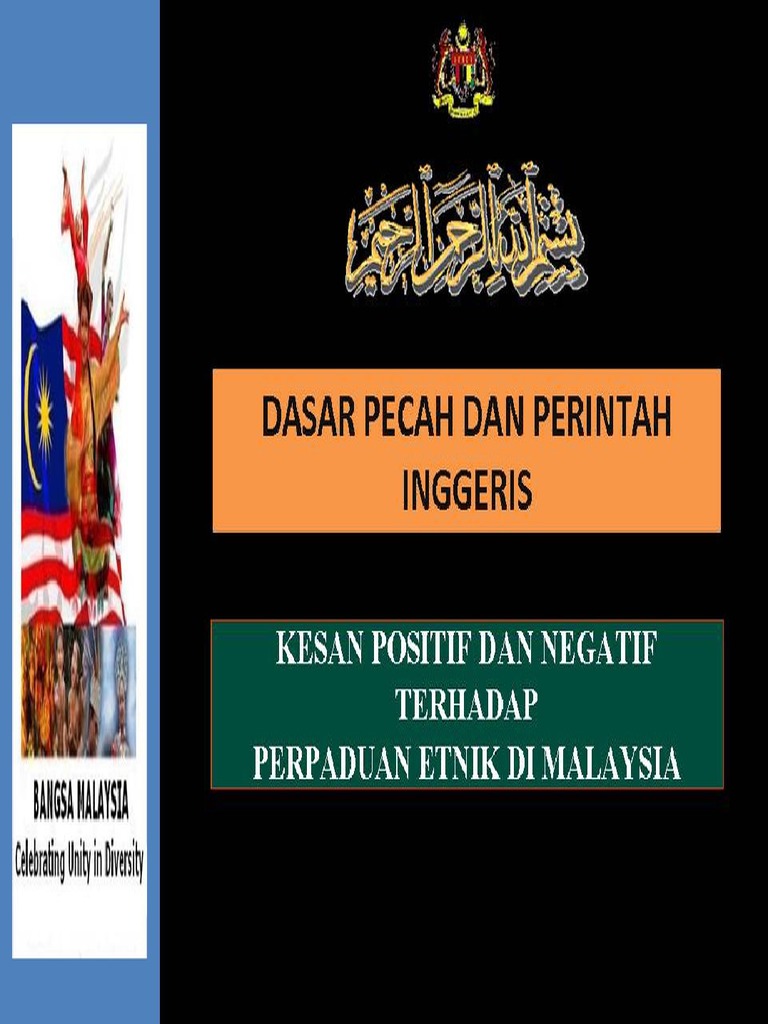Dasar Pecah Dan Perintah PDF | PDF
