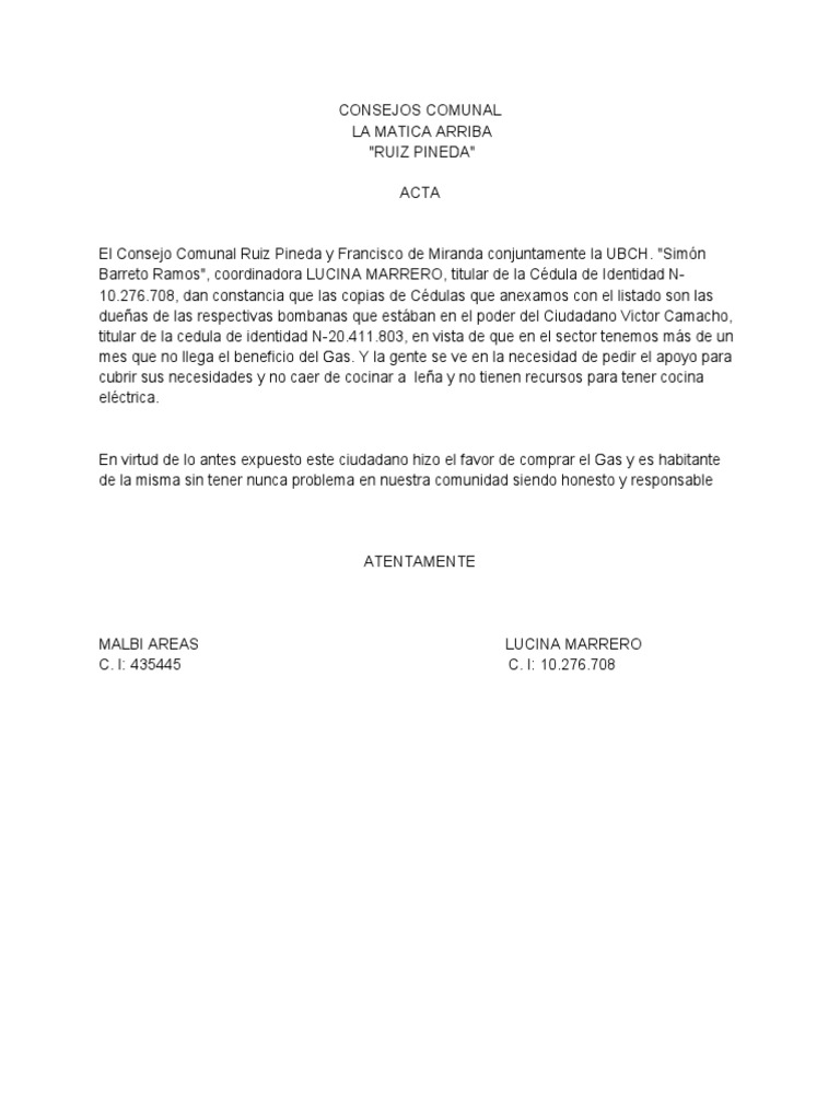 Consejos Comunal | PDF