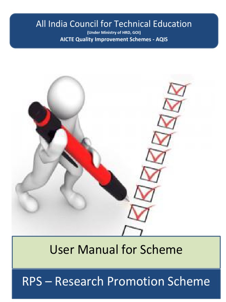User Manual For Scheme: RPS - Research Promotion Scheme | PDF ...