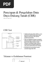 Pedoman Cara Uji CBR Dengan Dynamic Cone Penetrometer DCP Full | PDF