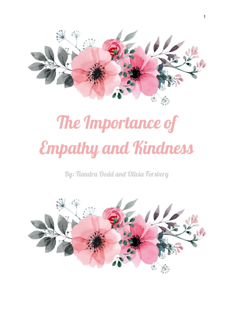 Empathy & Kindness for 4th Graders | PDF | Reading Comprehension | Empathy