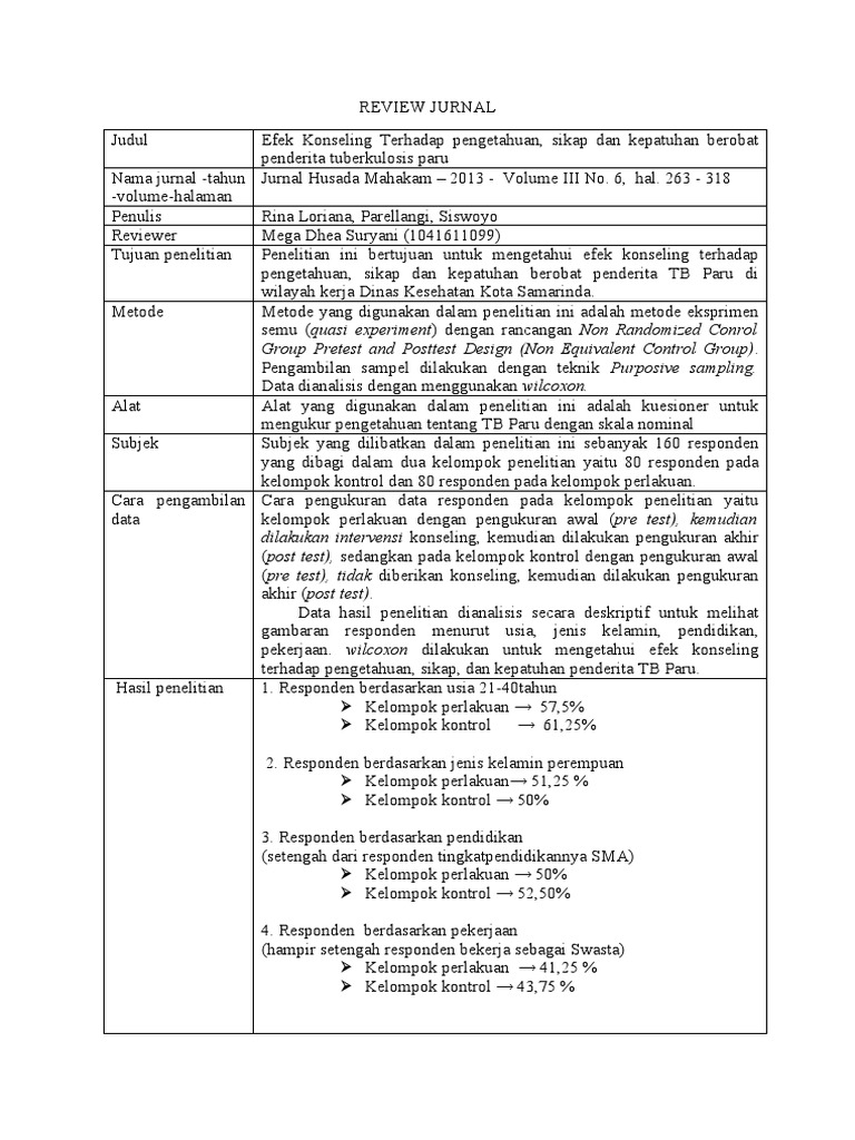 Review Jurnal Komsel | PDF