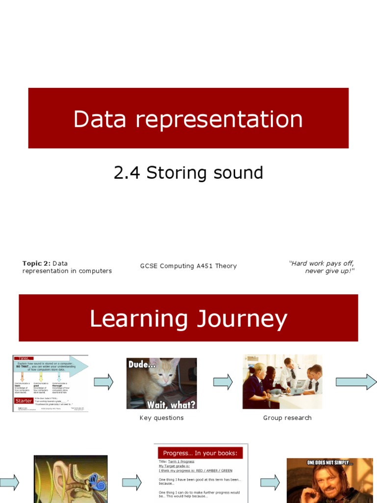 Data Representation: 2.4 Storing Sound | PDF | Technology & Engineering