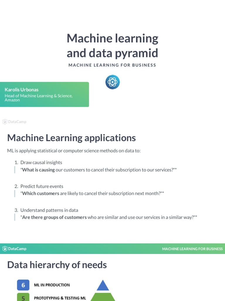 Machine Learning For Business Chapter1 PDF | PDF | Machine Learning | Machines