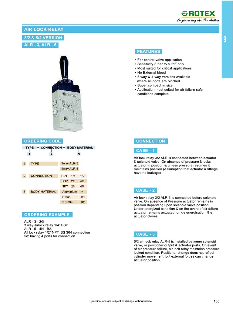 Air Lock Relay | PDF