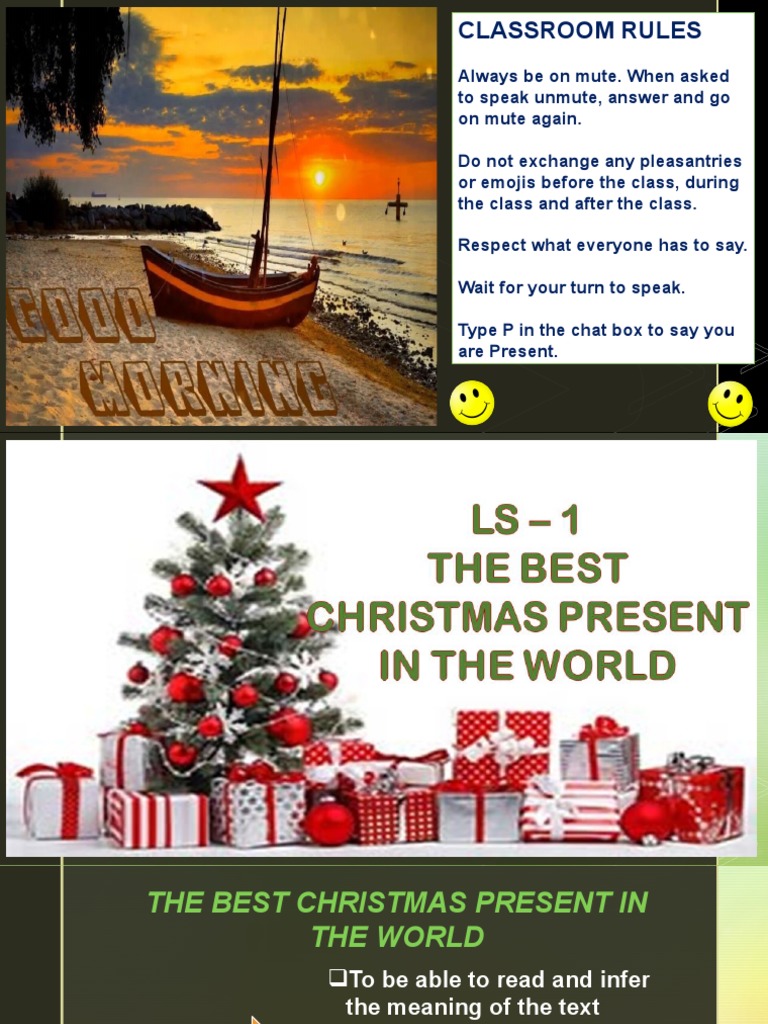 Classroom Guide: Best Christmas Present | PDF | Poetry