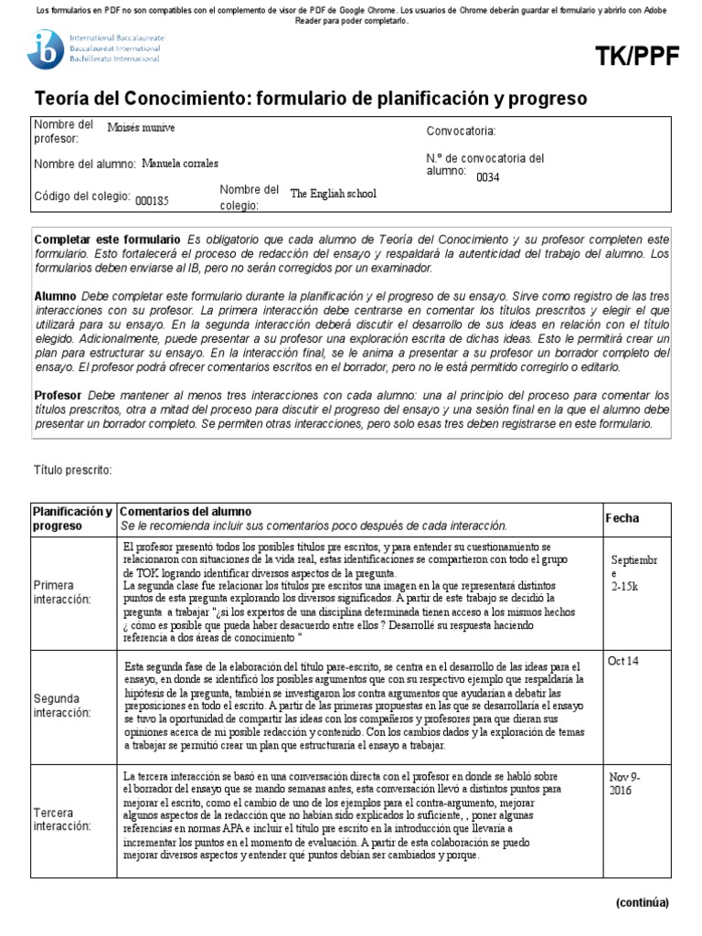 TK PPF-2 | PDF | Ensayos | Conocimiento