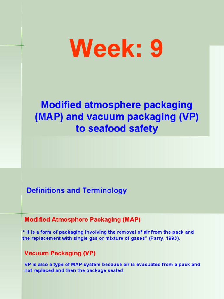 Modified Atmosphere Packaging | PDF | Carbon Dioxide | Chemical Substances