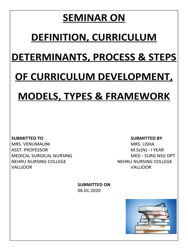 Seminar On Definition, Curriculum Determinants, Process & Steps of ...