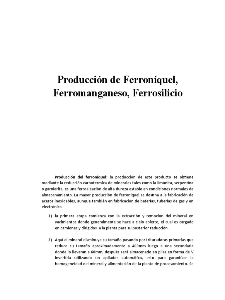 Ferroniquel | PDF | Hierro | Redox