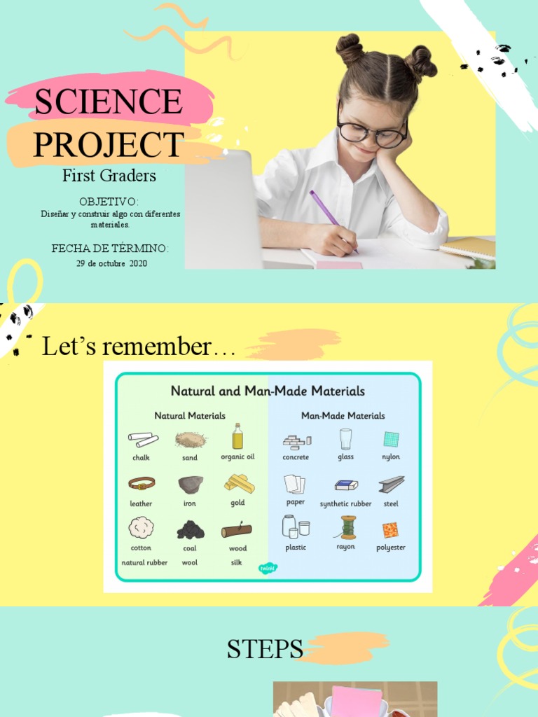 Science Project: First Graders | PDF