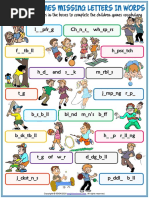 Fast Food Vocabulary Esl Missing Letters in Words Worksheet For Kids | PDF