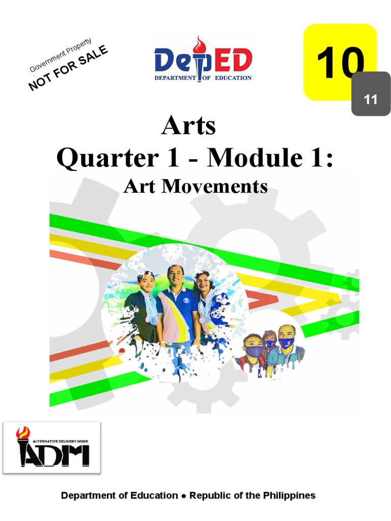 ARTS QUARTER1-MOD1-COVER-LESSON 1-5 - v3 | PDF | Abstract Art | Learning