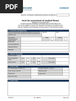 Bi 811 (Medical Report Form) | PDF
