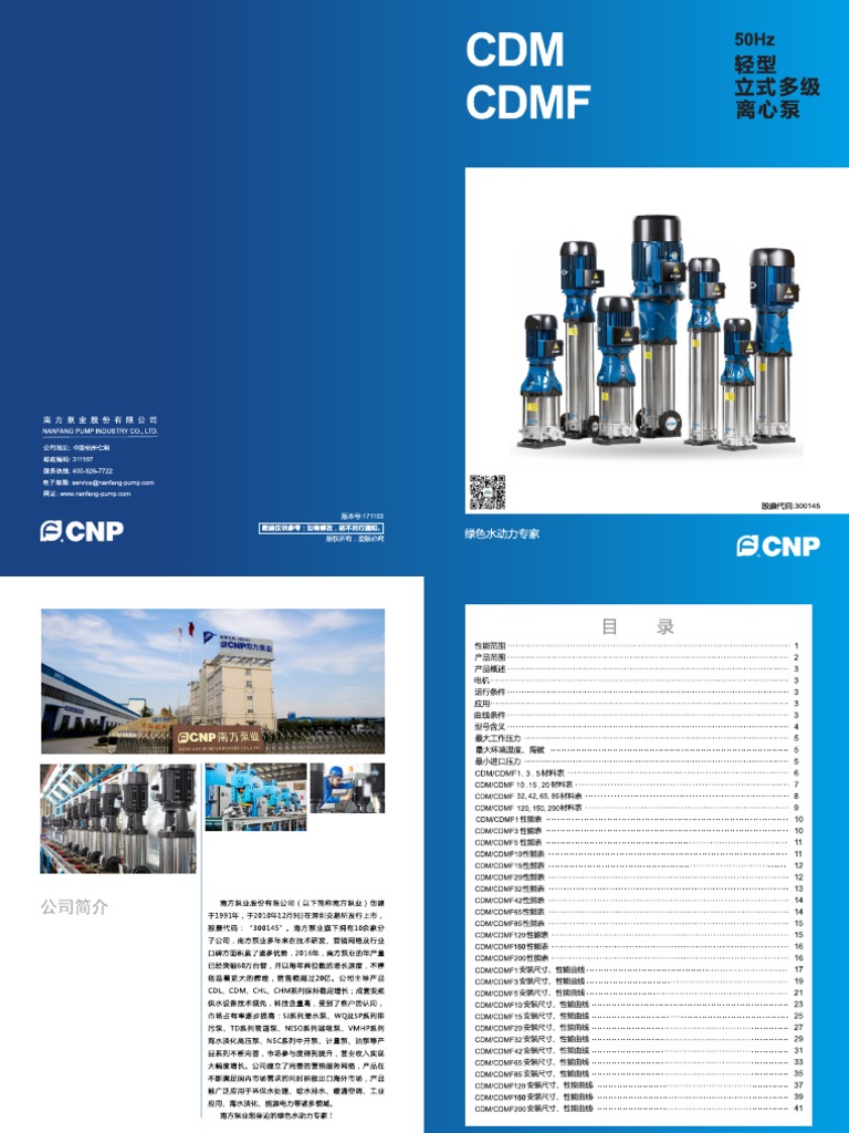 CDM CDMF 50HZ Pump COMPLETO | PDF