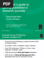Emerald Guide For Publish Research Paper | PDF | Academic Journal | Editing