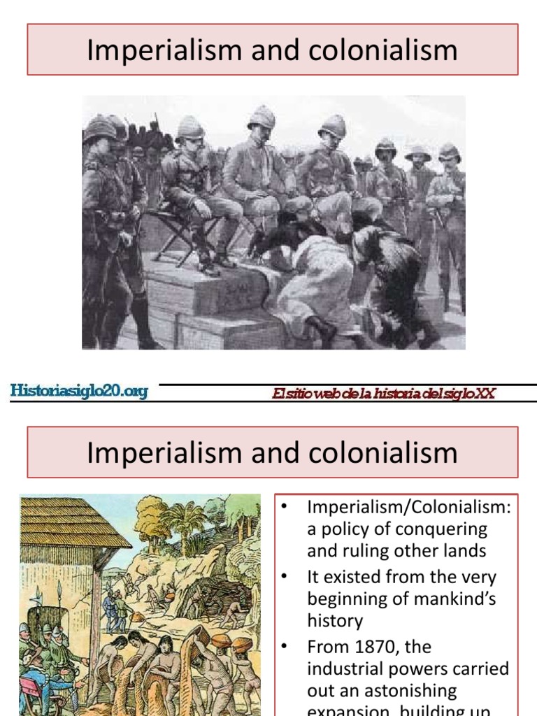 Imperialism and Colonialism | PDF | Colonialism | Imperialism