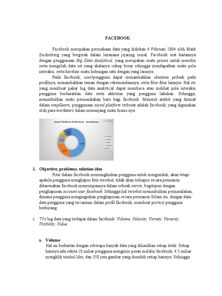 Facebook Dalam Big Data | PDF