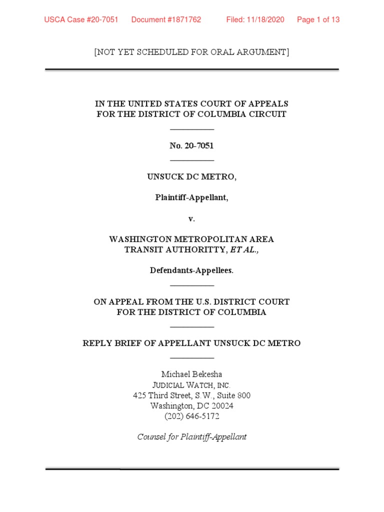 Appellant's Reply Brief (File Stamped) | PDF | Discovery (Law ...