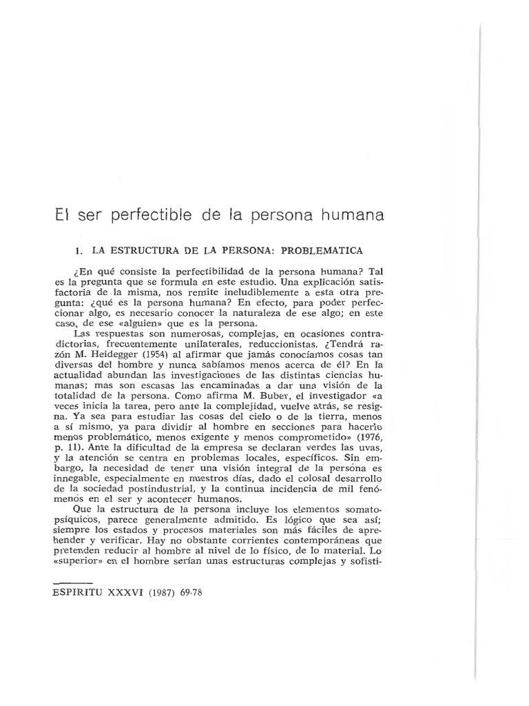 18) Sólo El Hombre Puede Ser Perfectible PDF | Descargar gratis PDF ...