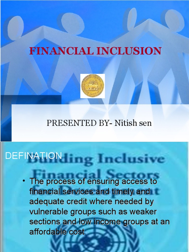 Financial Inclusion in India: Overview and Benefits | PDF | Financial ...
