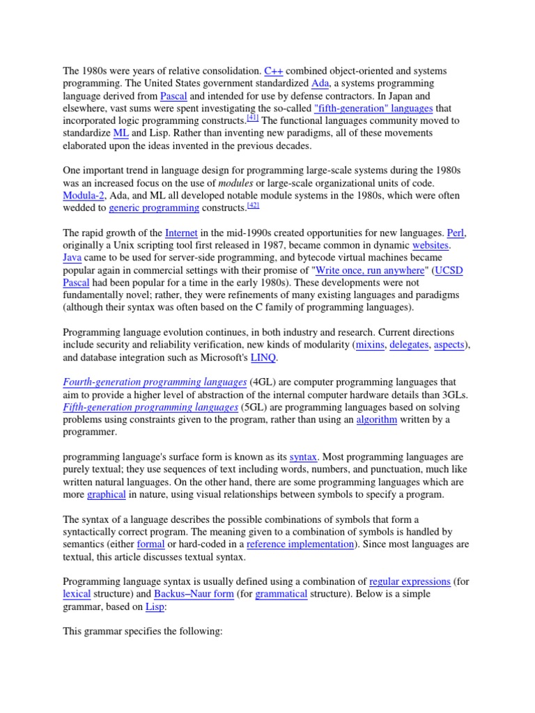 Fourth-Generation Programming Languages Fifth-Generation Programming ...