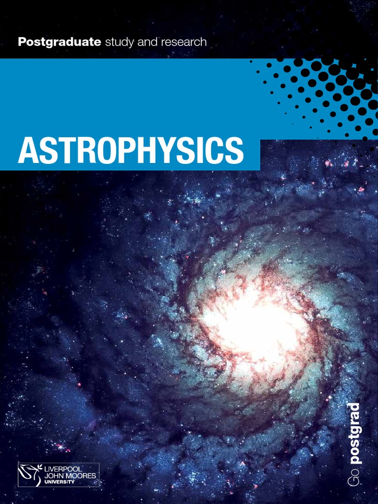 Astrophysics: Postgraduate Study and Research | PDF | Astrophysics ...