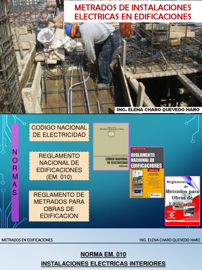 Metrados de Instalaciones PDF | PDF | Vatio | Energia electrica