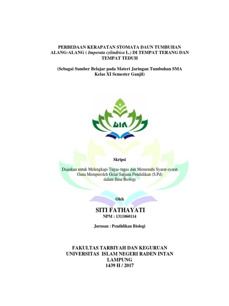 Skripsi Siti PDF | PDF