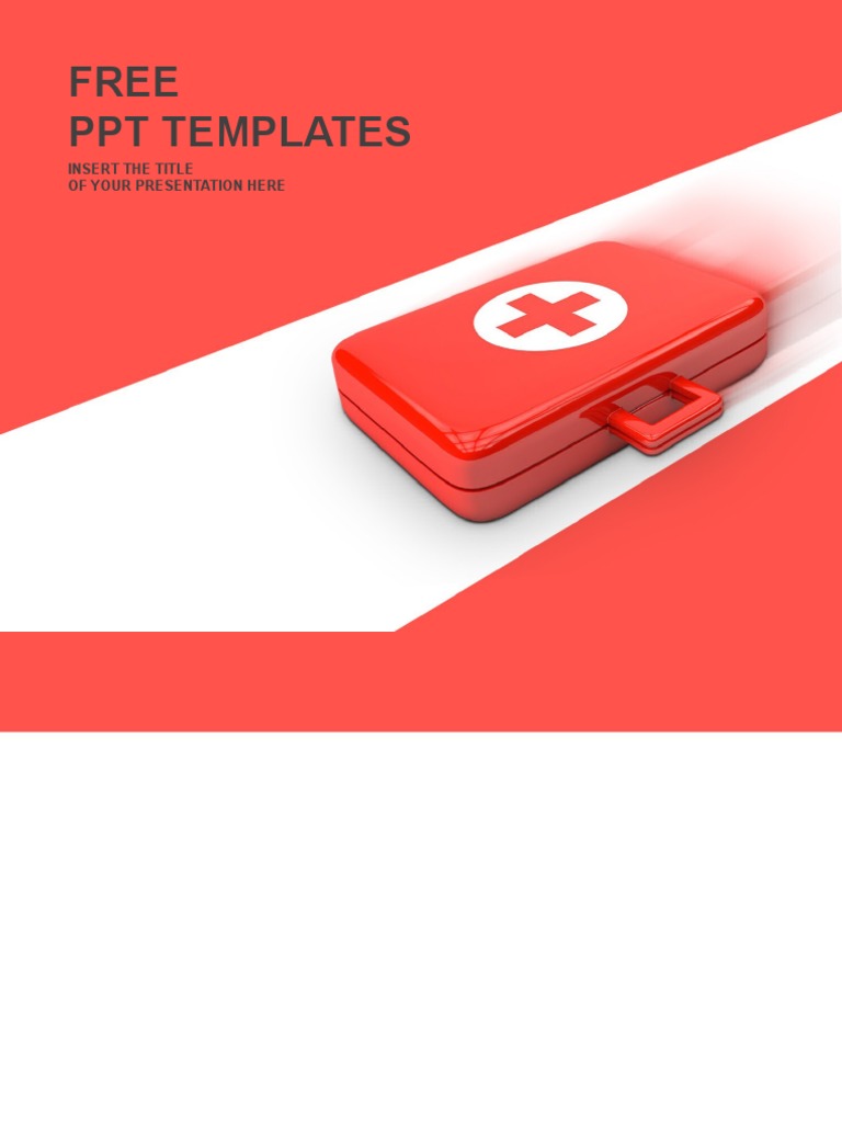 First Aid Kit PowerPoint Templates Standard | PDF