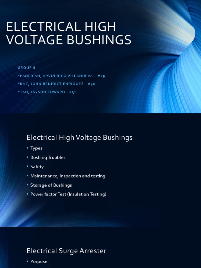 Electrical High Voltage Bushings | PDF