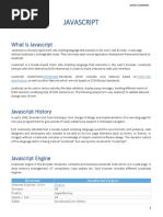 JavaScript Notes | PDF | Java Script | Control Flow