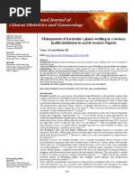 Marsupialization of Bartholin Cysts | PDF | Diseases And Disorders ...