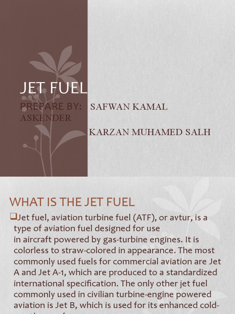 Jet Fuel | PDF