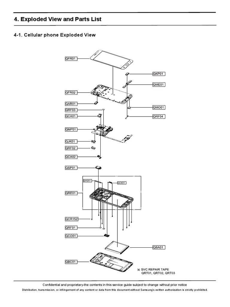 Exploded View and Parts List | PDF | Videotelephony | Electronics