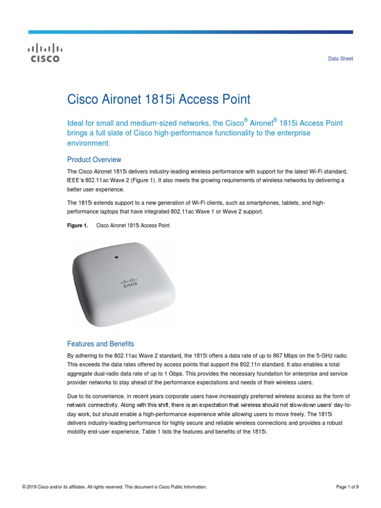 Cisco Aironet PDF | PDF | Ieee 802.11 | Wireless Lan