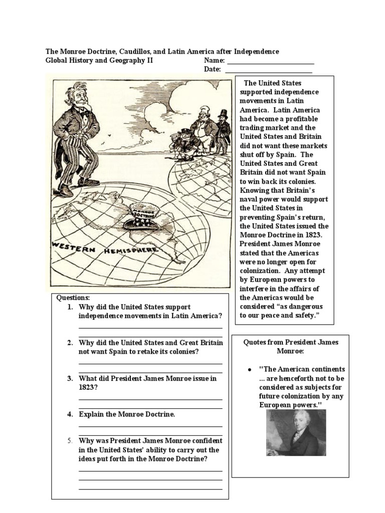 "The American Continents | PDF | James Monroe | Foreign Policy