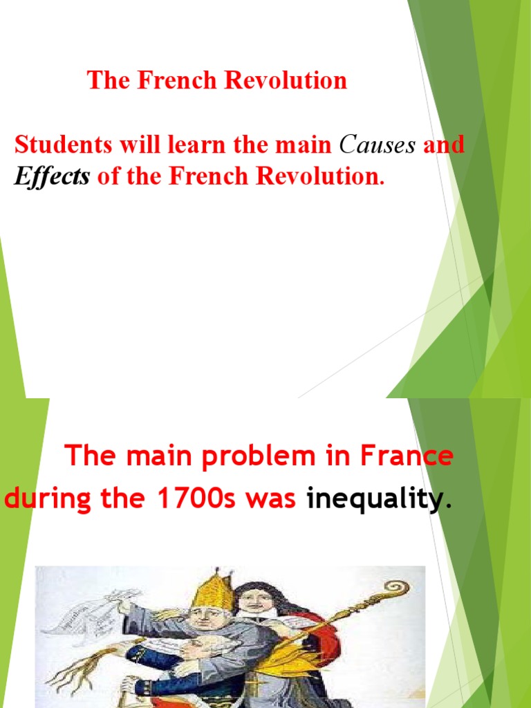 The French Revolution Students Will Learn The Main and of The French ...