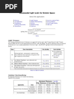 BS en 12464 1 Lighting Levels PDF | PDF | Lighting | Rendering ...