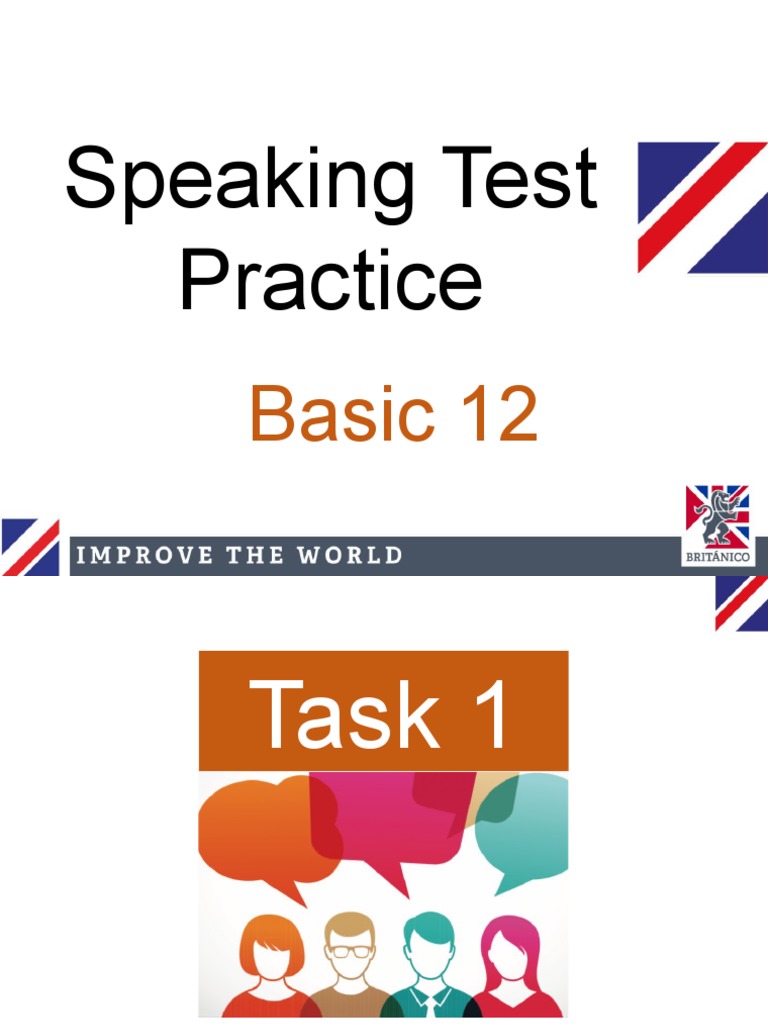 FOR STUDENTS Speaking Tasks B12 - Extra Practice | PDF | Cognition ...