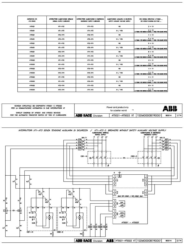 Diagramas Abb Ats021-022 XT PDF | PDF