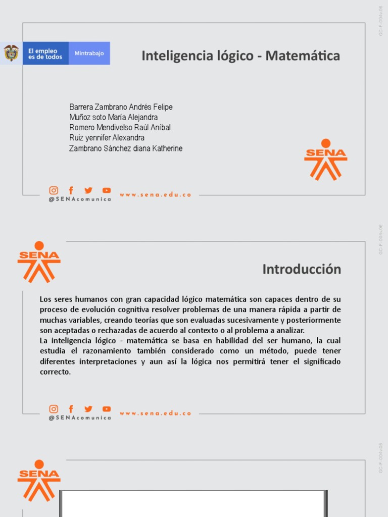 Inteligencuia Logico - Matematica 1 | PDF | Inteligencia | Enseñanza de ...