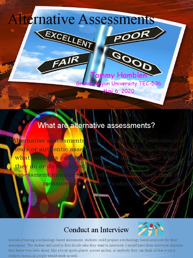 Alternative Assessments | PDF | Educational Assessment | Education Theory